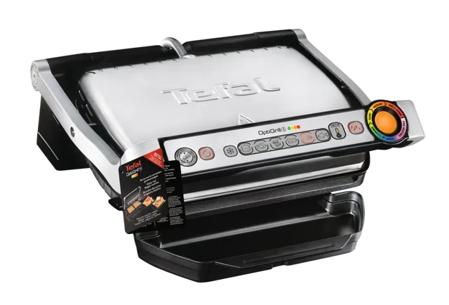 Умный электрогриль Tefal Optigrill+ GC716D12 с насадкой для вафель ...